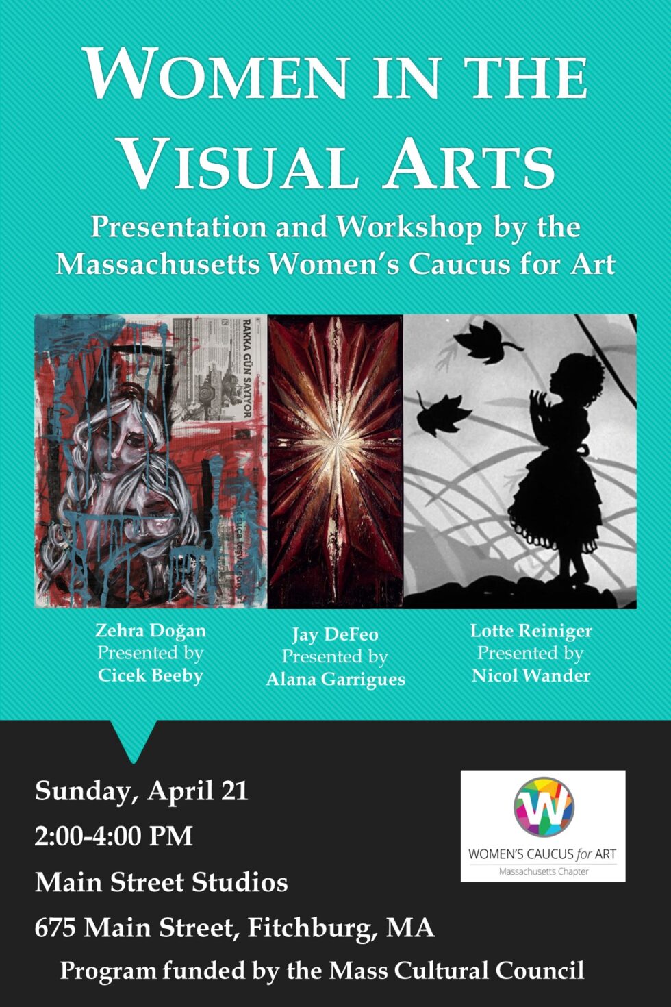 You’re Invited: Women in the Visual Arts Panel and Workshop in ...